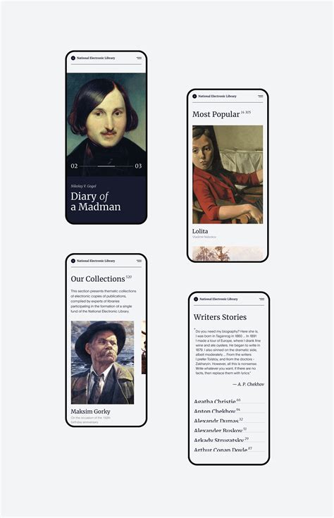 The National Electronic Library UX UI On Behance The National Electronic Library UX UI On Behance