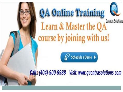 Qa Online Training By Quontra Solutions