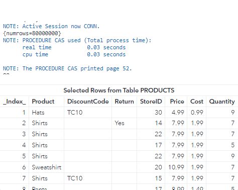 Cas Action Filtering Rows In Cas Tables Sas Viya Programming
