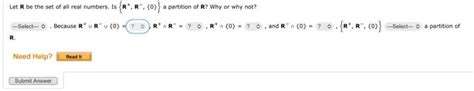 Solved Let R Be The Set Of All Real Numbers Is R R Chegg