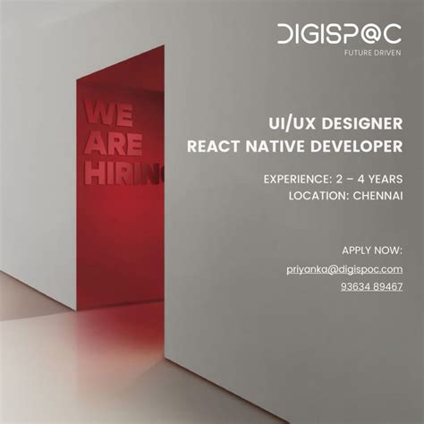 reactnativedeveloper reactnative opentowork hiring uiuxdesigner