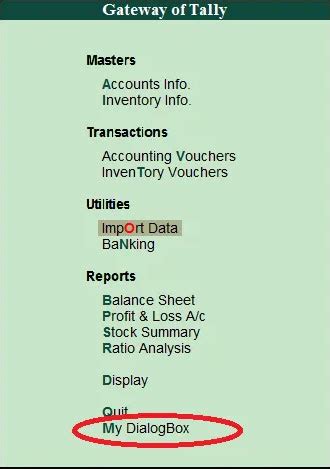 My DialogBox With Yes No Option For Tally ERP 9 Tally Data Connector