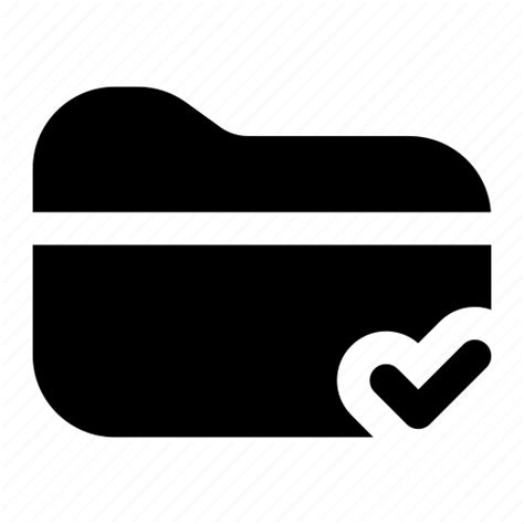 Folder File Document Data Storage Check Icon Download On Iconfinder