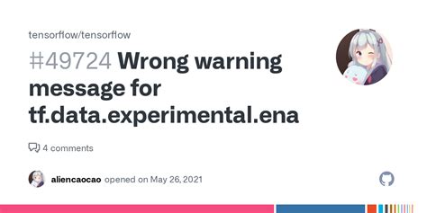 Wrong Warning Message For Tf Data Experimental Enable Debug Mode Issue Tensorflow