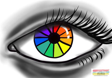 How To Create A Color Wheel In An Eye Make A Mark Studios Color Wheel Eye Make Color