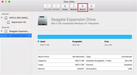 Disk Utility External Hard Drive Won T Mount Ask Different