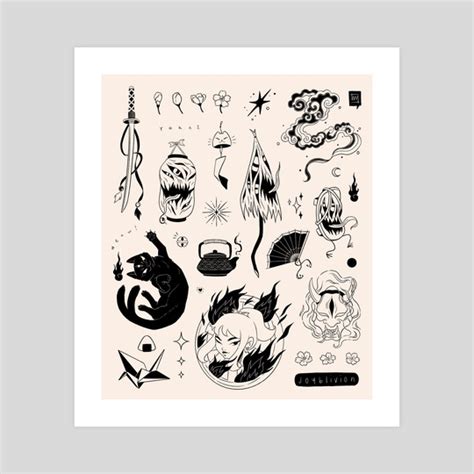 Yokai Flash An Art Print By Joyblivion Inprnt