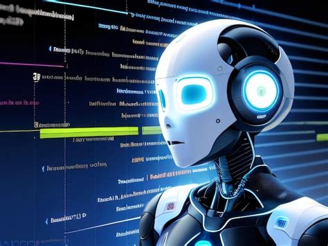 Premium Ai Image Free Photo Cyborg Robot D Render Robotic Process Automation Rpa Data Analysis