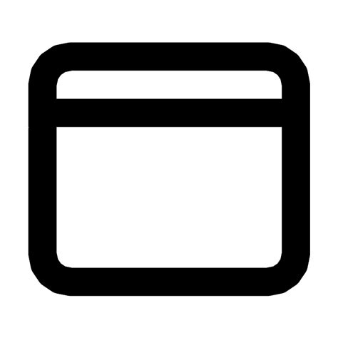 Browser Line Vector SVG Icon SVG Repo