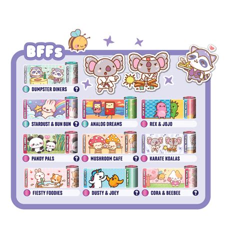 BFFs Sticker Collection Sticki Rolls