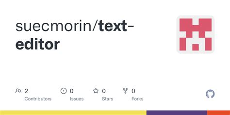 GitHub Suecmorin Text Editor