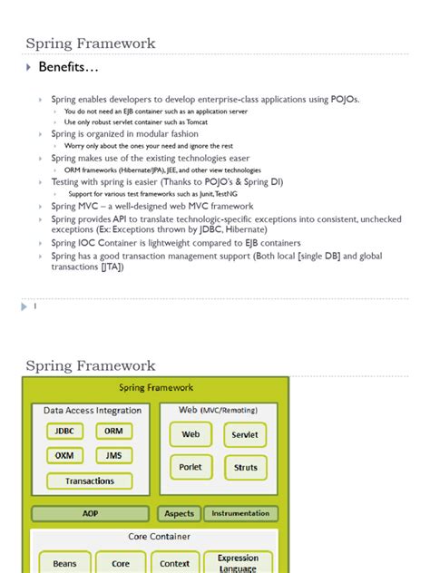 Spring And Springmvc Slides Pdf Spring Framework Method Computer