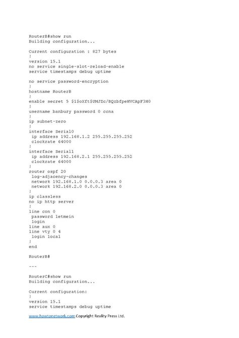 Ospf Advanced Lab Exercise For Ccna And Ccnp Pdf