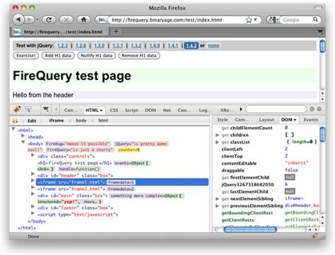 Firequery La Extensión De Firefox Para Desarrolladores De Jquery Kabytes