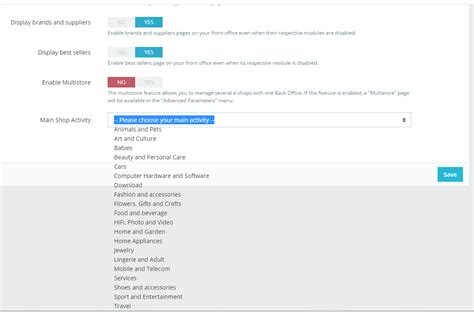 Cant Use Drop Down Menus To Configure Shop Configuring And Using