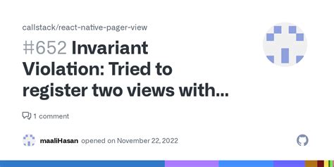 Invariant Violation Tried To Register Two Views With The Same Name