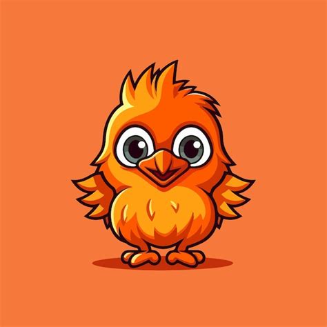 Chick Cartoon Vector Cute Chick Vector Illustration Premium Ai
