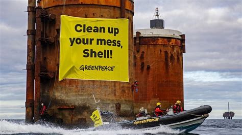 Shell Wins Court Order To Prevent Greenpeace North Sea Protests Bbc News