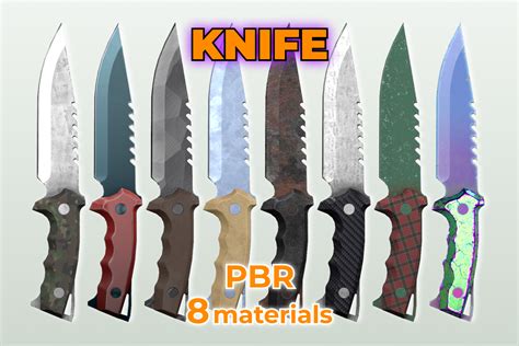 Tactical Knife Hunting Weapon 3d Weapons Unity Asset Store