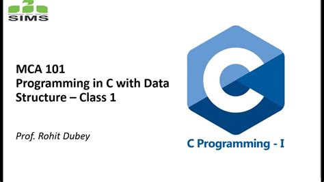 Mca 1st Semester Programming In C With Data Structure Unit 1 Watch