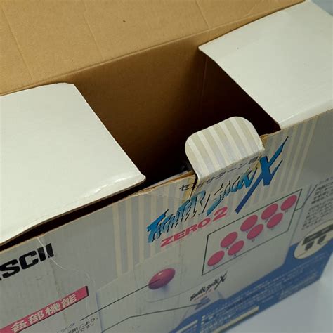 Fighter Stick X Street Fighter Zero 2 Controller Arcade Sega Saturn Ascii Capcom 1993