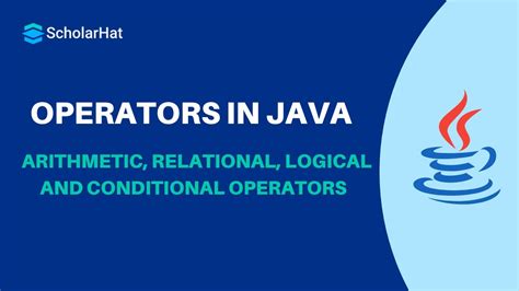 operators in java arithmetic relational logical and more youtube