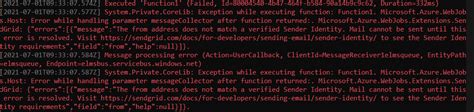Hi I Created A Fresh Azure Function To Send Email Using Sendgrid And