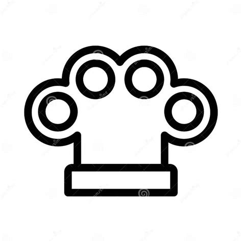Brass Knuckles Icon Design In Filled And Outlined Style Stock Vector Illustration Of Battle