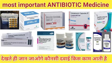 Top 10 Antibiotic Antibiotic Medicine Amoxicillin Azithromycin