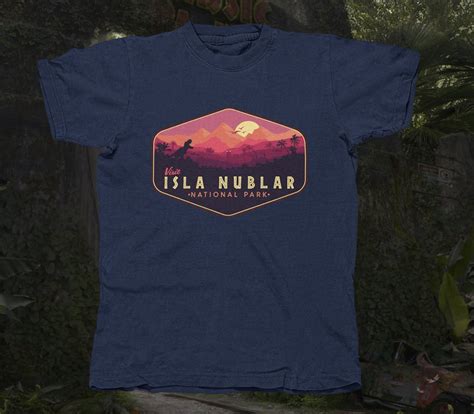 Jurassic Park T Shirt Isla Nublar Shirt Jurassic World Parody Shirt