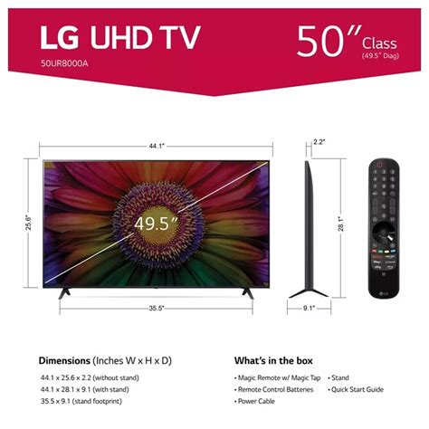 Smart Tv Lg 50 Class Ur8000 Series 4k Uhd Led Lcd