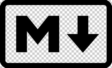 Markdown HTML GitHub PNG Clipart Angle Area Black And White Brand Computer Icons Free PNG