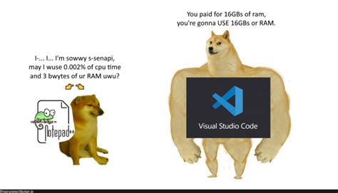 Yet Another Post Making Fun Of Vs Code