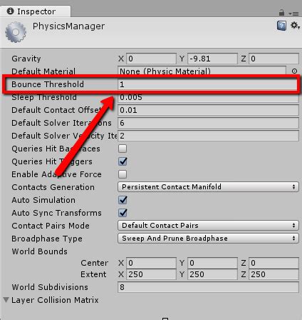 Physics Object Doesn T Bounce Correctly At Low Speed In Unity Stack