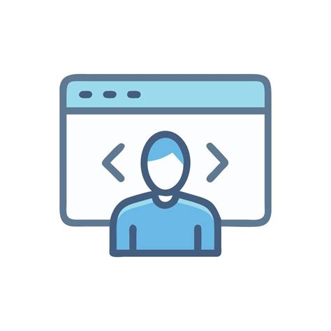 Web Developer Icon Web Design Coding Programming Concept 65320032