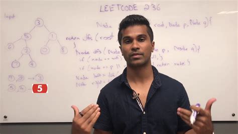 Lowest Common Ancestor Leetcode 236 Binary Tree Youtube