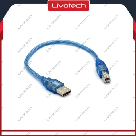Jual Kabel Usb 30cm A To B Arduino Uno Mega Data Printer Cable Card Reader 30 Cm Shopee Indonesia