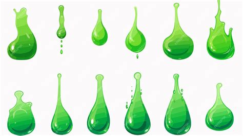 Dripping Green Slime Textures Border For Design Projects Premium Ai Generated Vector