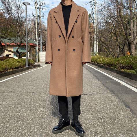 170남자 롱코트 기장 지식in