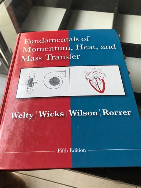 Fundamentals Of Momentum Heat And Mass Transfer Computers And Tech Office And Business
