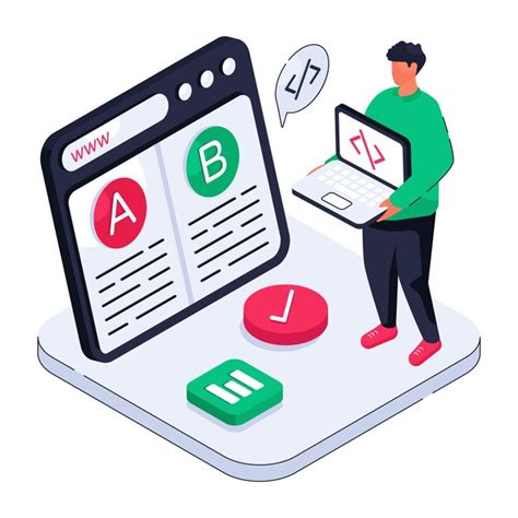 Premium Vector Vector Design Of Ab Test