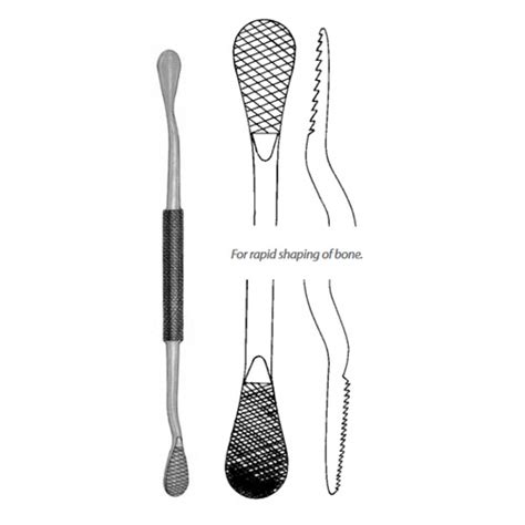 Bone Rasp 8 1 2” 216mm Orthomed Surgical Tools