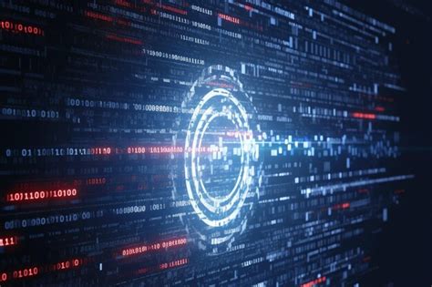 Premium Photo Abstract Digital Binary Data Encryption Concept With Computer Virus