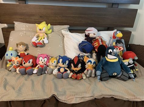 Heres My Ultimate Sonic Plush Collection R Sonicthehedgehog