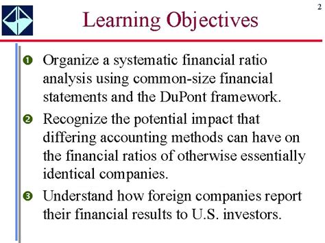 Analysis Of Financial Statements Learning Objectives Organize A