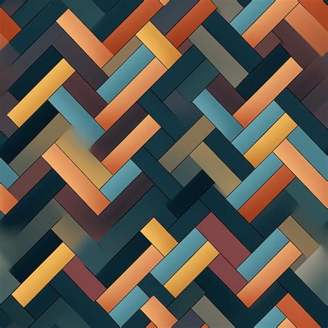 Premium Photo Herringbone Pattern Tile