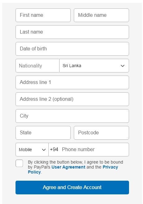 How To Create PayPal Account