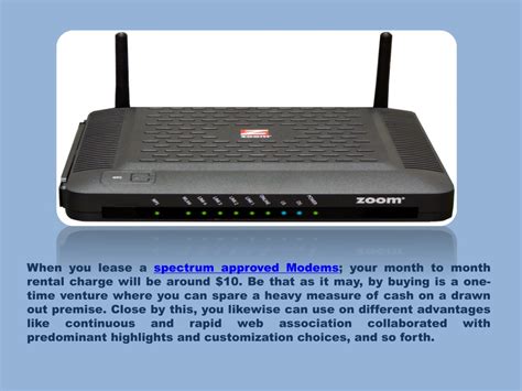 PPT Spectrum Approved Modems PowerPoint Presentation Free Download ID