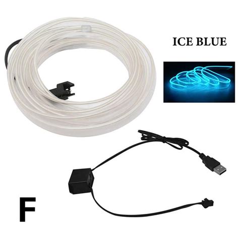 Jual M Lampu Strip Neon Led Fleksibel Panjang Usb Untuk Dekorasi Interior Mobil Laptop Mobil