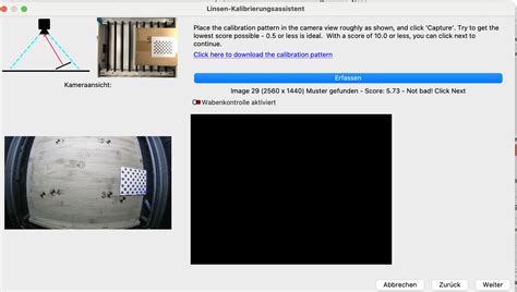 Lens Calibration Wizard Not Showing Camera View Reopen Cameras